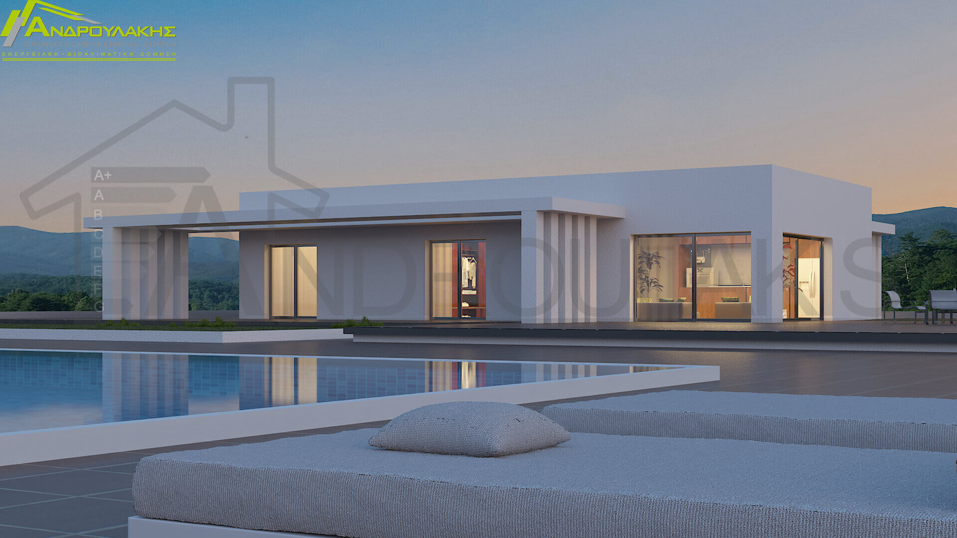 Ισόγεια Κατοικία 88 τ.μ. - Προκατασκευασμένα σπίτια | Προκατ | Ανδρουλάκης