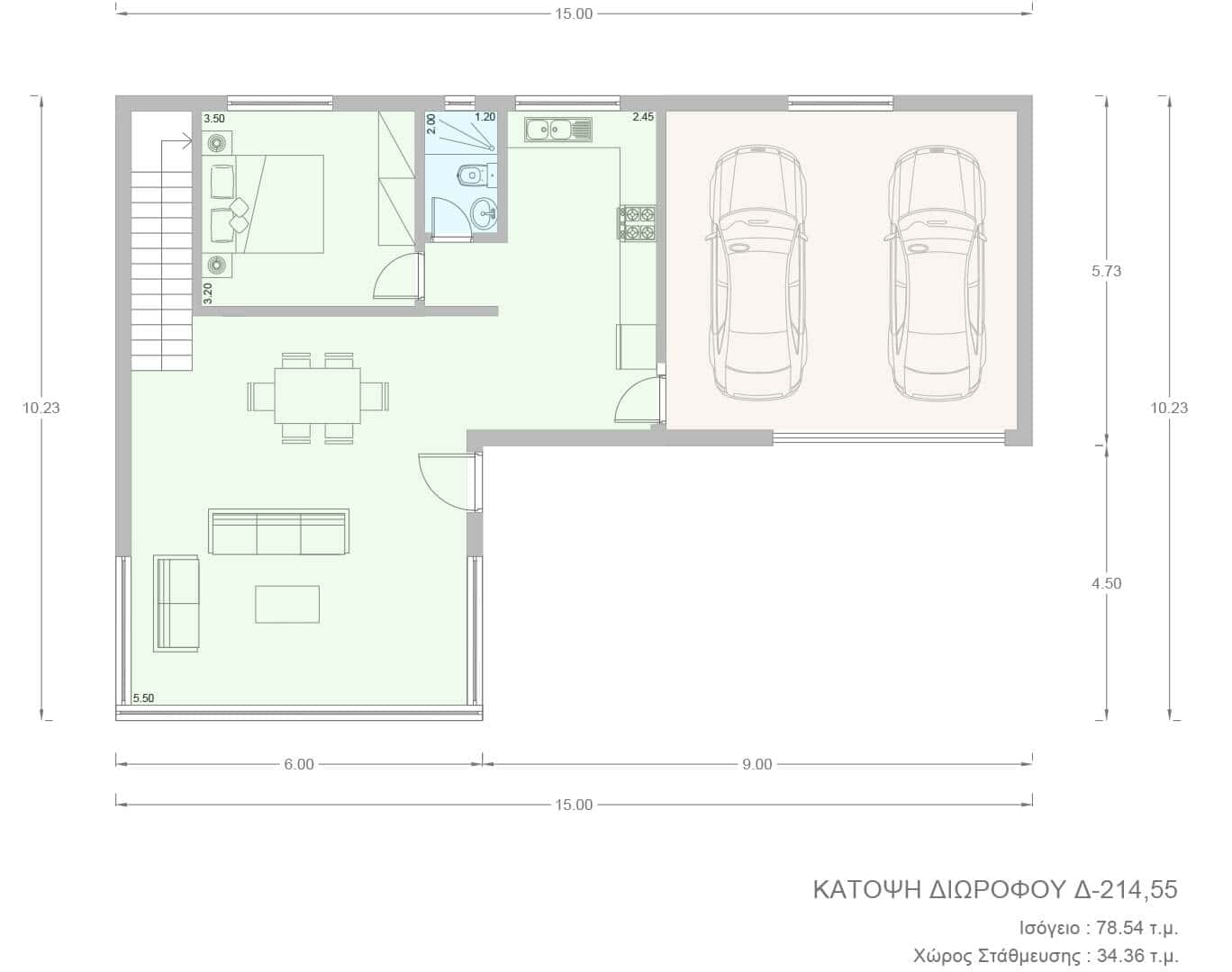 Διώροφη Κατοικία 180 τ.μ. με Garage 34 τ.μ. - Προκατασκευασμένα σπίτια ...