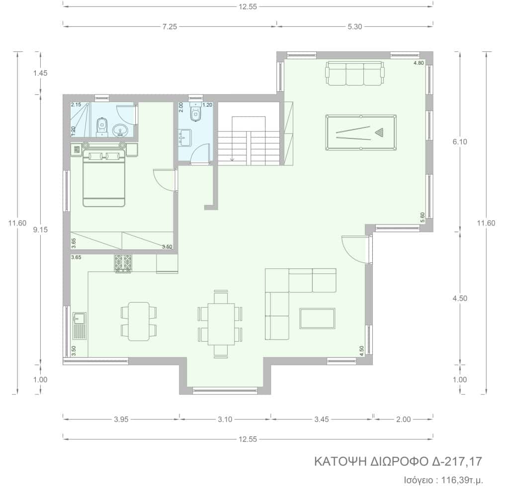 Διώροφη Κατοικία 217 τ.μ. - Προκατασκευασμένα σπίτια | Προκατ | Ανδρουλάκης