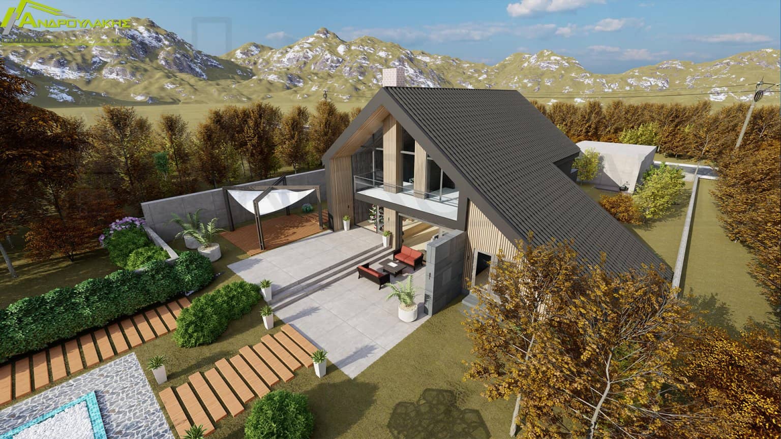 Διώροφη Κατοικία 300 τ.μ. - Προκατασκευασμένα σπίτια | Προκατ | Ανδρουλάκης