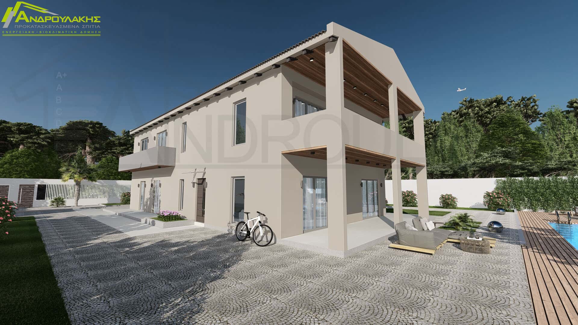 Διώροφη Κατοικία 328 τ.μ. - Προκατασκευασμένα σπίτια | Προκατ | Ανδρουλάκης