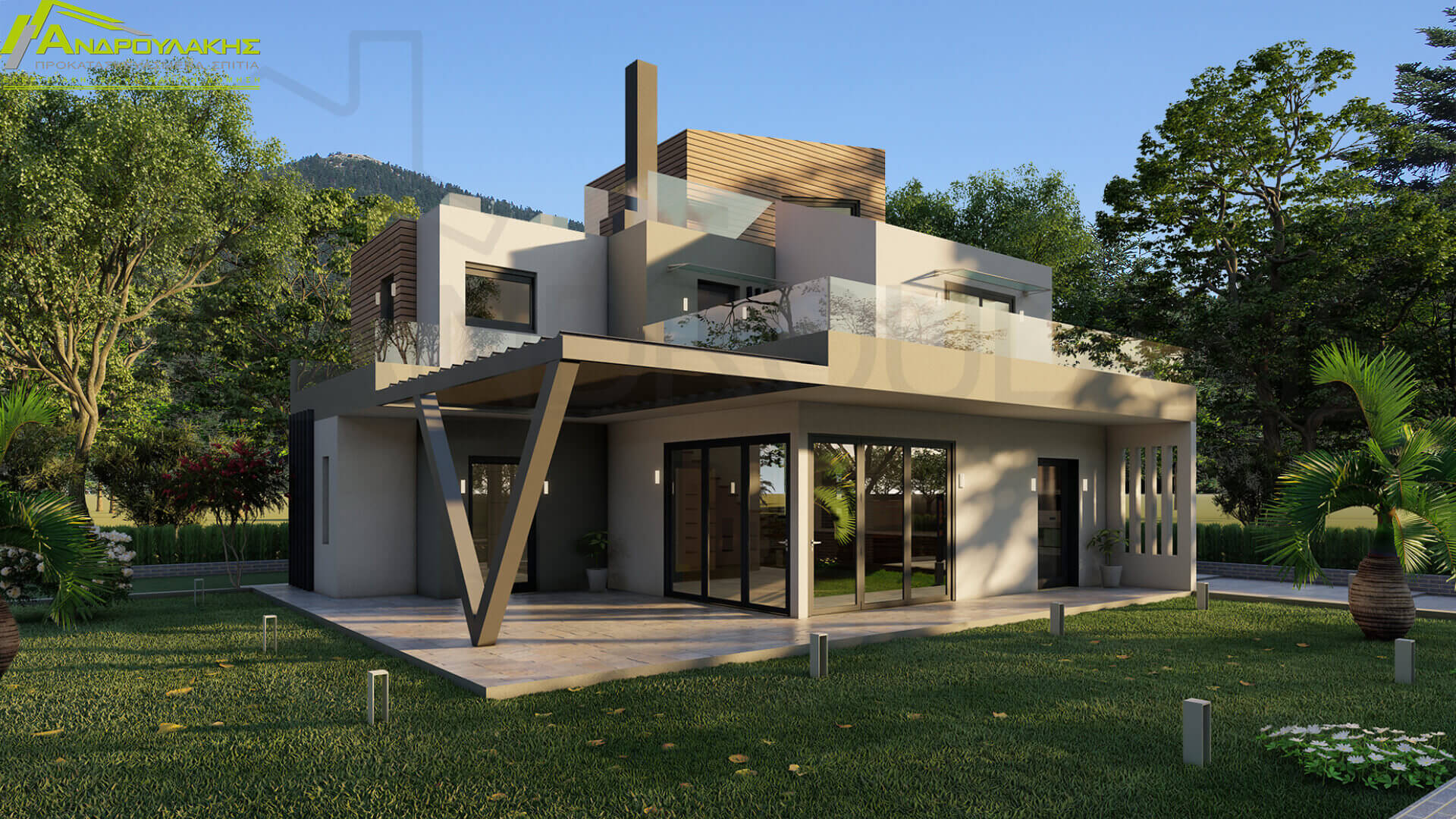 Διώροφη Κατοικία Με Σοφίτα 160 τ.μ. - Προκατασκευασμένα σπίτια | Προκατ ...