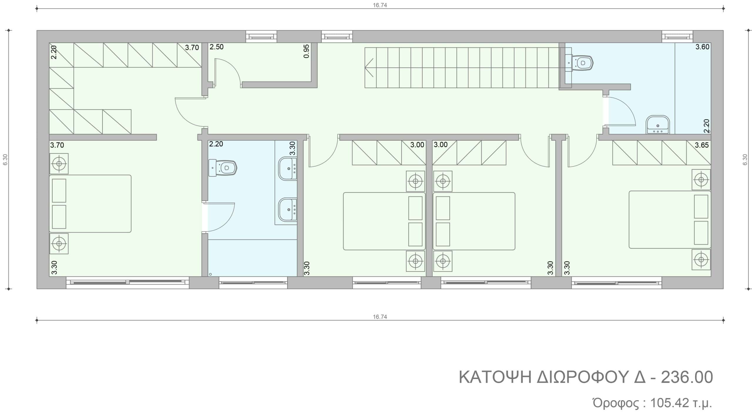 Διώροφη Κατοικία 236 τ.μ. - Προκατασκευασμένα σπίτια | Προκατ | Ανδρουλάκης