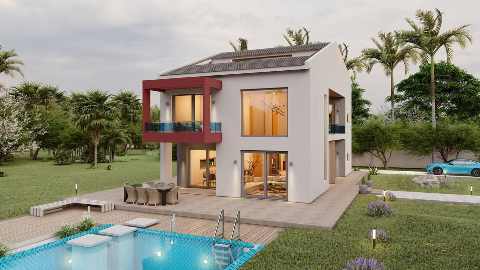 Διώροφη Κατοικία Με Σοφίτα 296 τ.μ. - Προκατασκευασμένα σπίτια | Προκατ ...