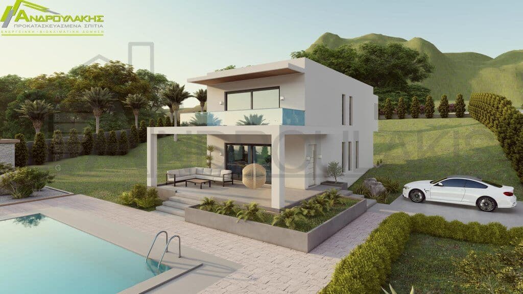 Διώροφη Κατοικία 168 τ.μ. - Προκατασκευασμένα σπίτια | Προκατ | Ανδρουλάκης