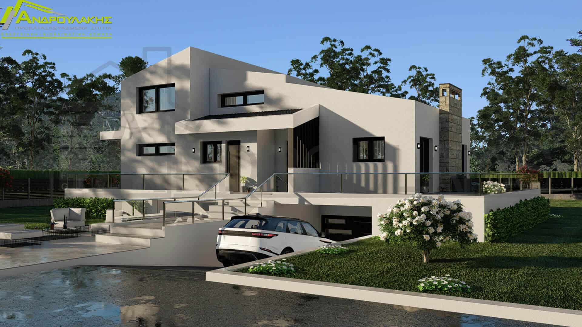 Διώροφη Κατοικία 175 τ.μ. - Προκατασκευασμένα σπίτια | Προκατ | Ανδρουλάκης
