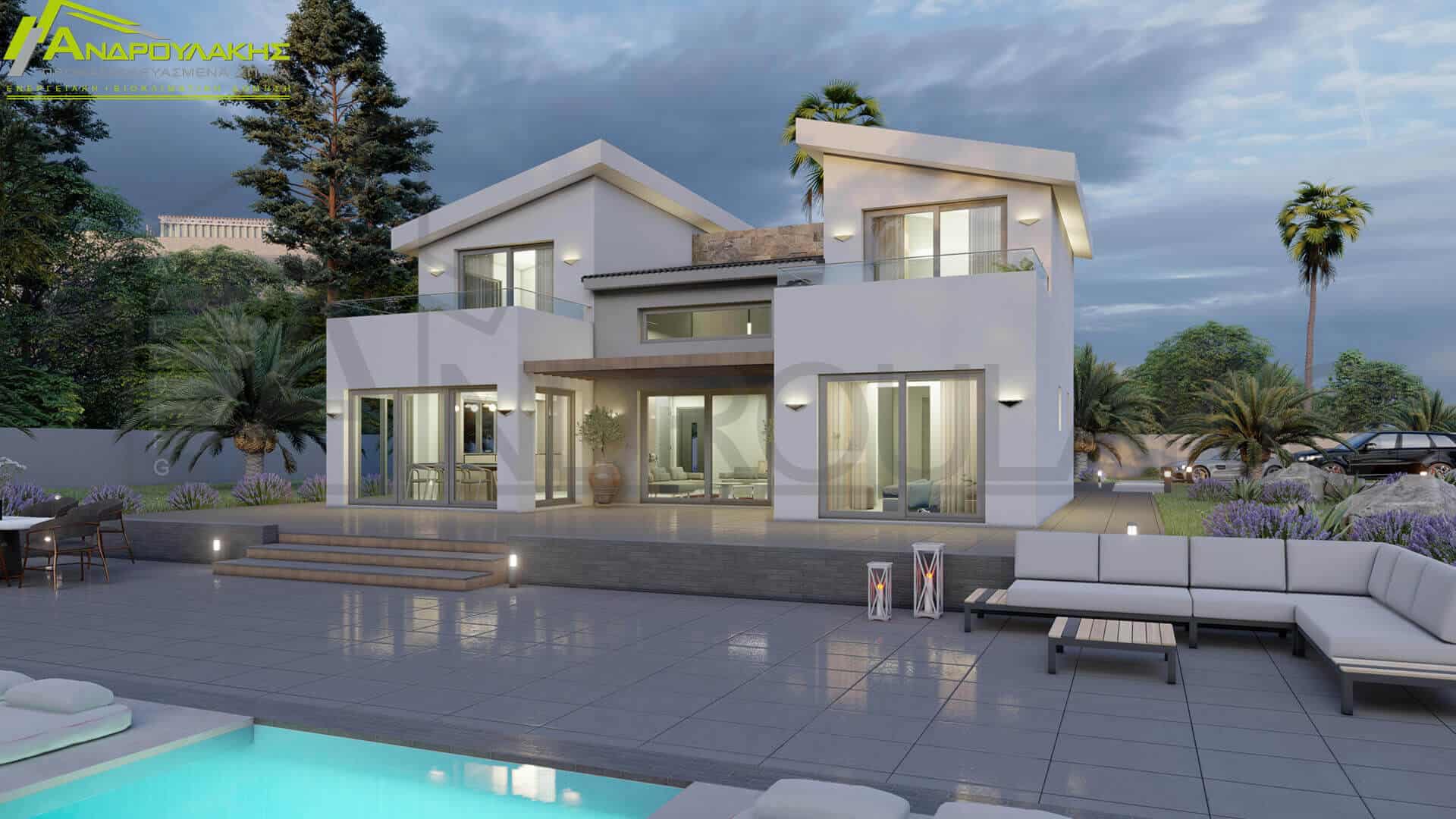 Διώροφη Κατοικία 187 τ.μ. - Προκατασκευασμένα σπίτια | Προκατ | Ανδρουλάκης