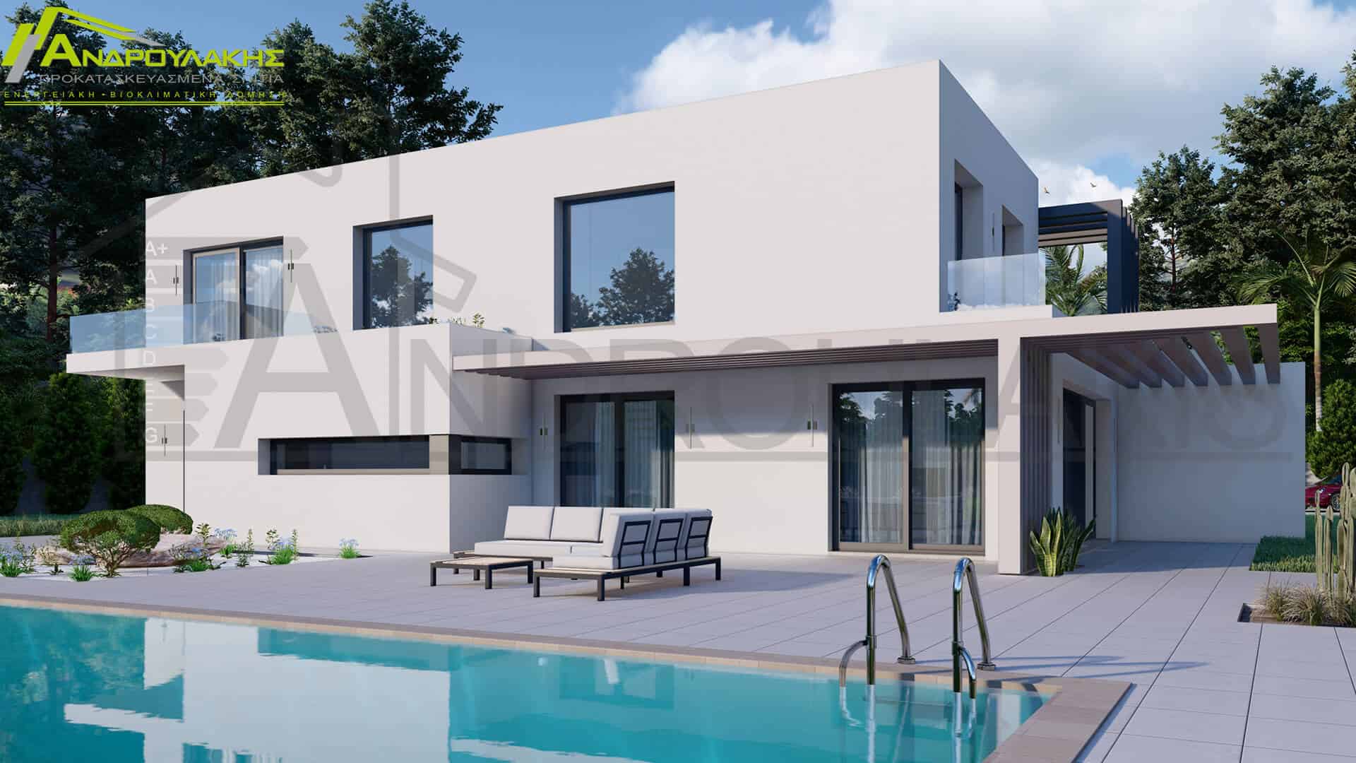 Διώροφη Κατοικία 282 τ.μ. - Προκατασκευασμένα σπίτια | Προκατ | Ανδρουλάκης