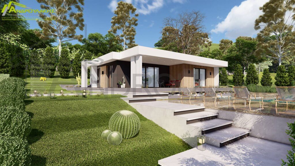 Ισόγεια Κατοικία 66 τ.μ. - Προκατασκευασμένα σπίτια | Προκατ | Ανδρουλάκης